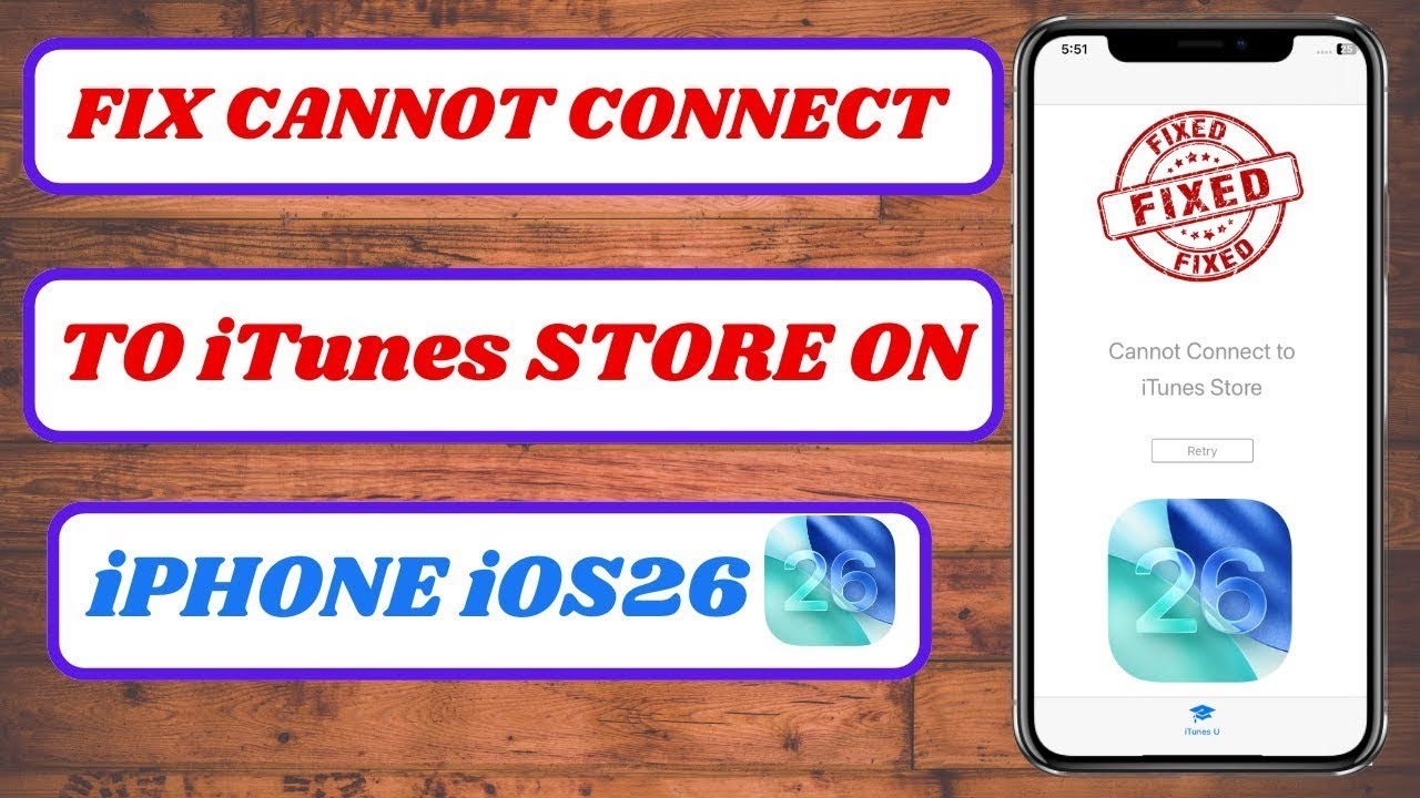 How to Fix Cannot Connect to iTunes Store on iPhone iOS 26 | Easy ...