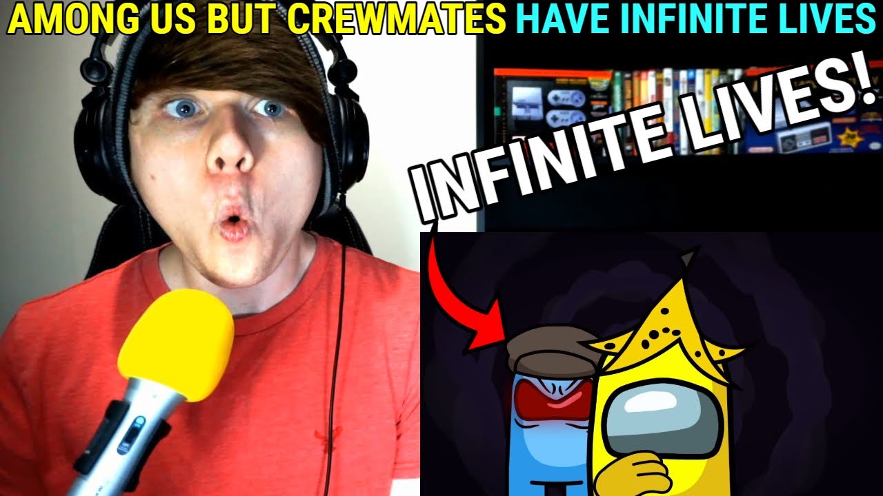 Among Us But Crewmates Have Infinite Lives @STAStudios REACTION! - YouTube