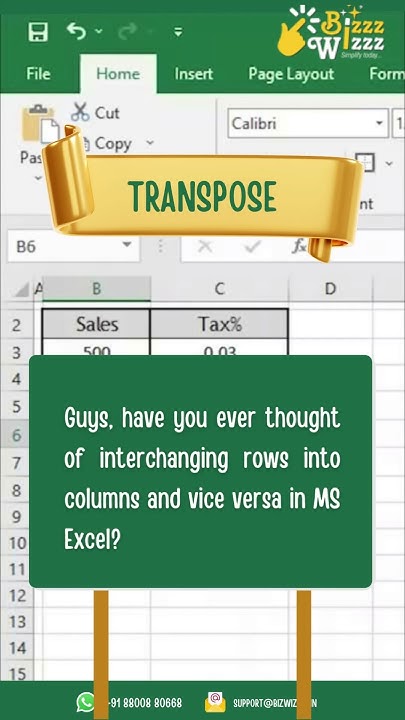 How to Transpose data with an EXCEL formula?#excel #shorts #exceltips #tipsandtricks # ...