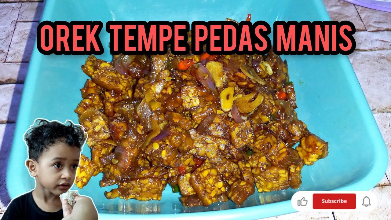 Di Malaysia makan lauk orek tempe pedas manis ‼️| resep dari mamak di ...