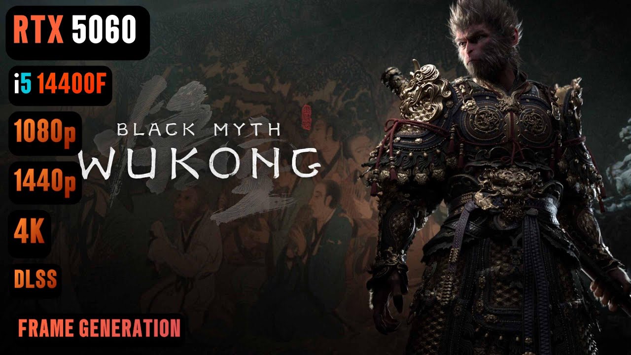 Black Myth Wukong RTX 5060 FPS TEST | RTX 5060 & i5 14400F Benchmark ...