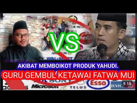 Memalukan😱Lihat Resiko Boikot Produk Israel, Guru Gembul Tertawa Sinis lihat MUI punya FATWA😱 ...