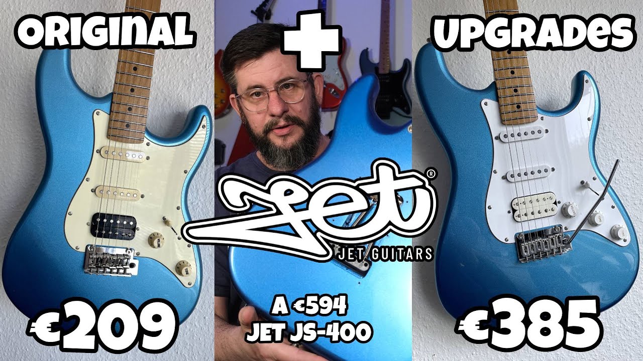 JET JS-400, €385 Upgrades and tone samples 😲... Mojotone 58 Quiet Coil Pre-Wired Pickguard ...
