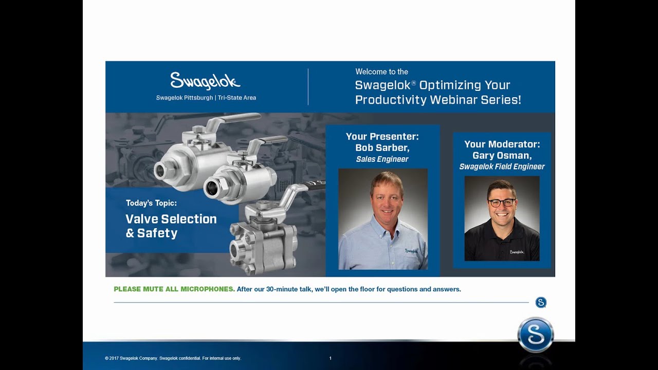 STAMPED Valve Safety and Selection Parameters with Swagelok® Sales ...