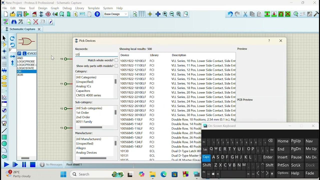 Part 2: 4-2 encoder circuit - using sub circuit mode - YouTube