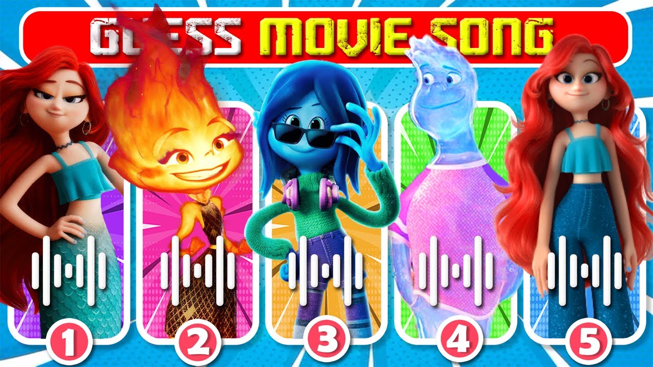 Guess Character By Their Vocie ? | Elemental, RUBY GILLMAN, TEENAGE KRAKEN - YouTube