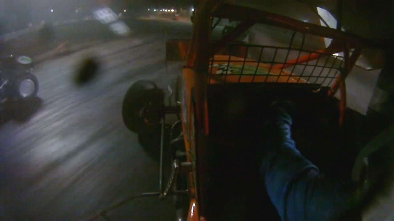 Dan Douville #7x In-Car SCoNE Heat + Feature @ Canaan Dirt Speedway 10 ...