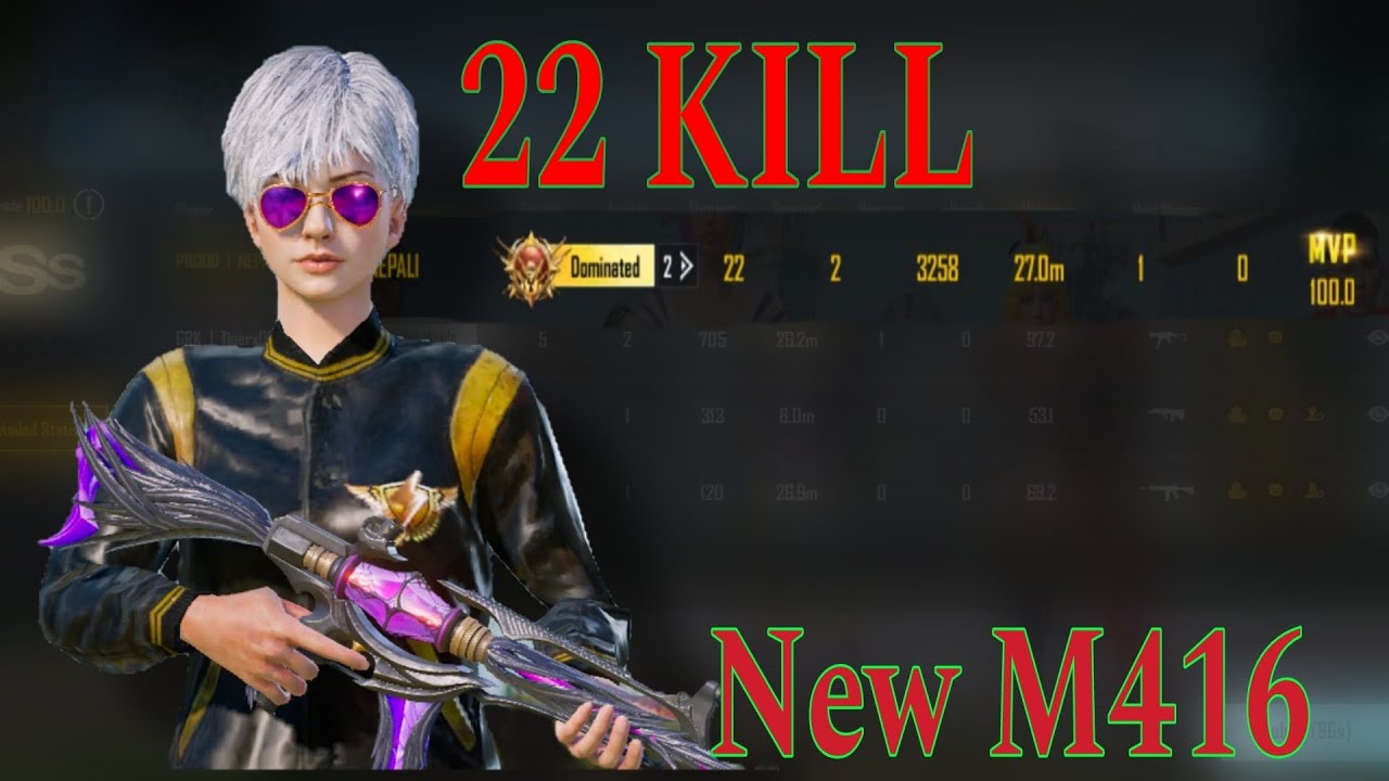 FIRST GAMEPLAY WITH SHINOBI KAMI M416 | BGMI|PUBG - YouTube