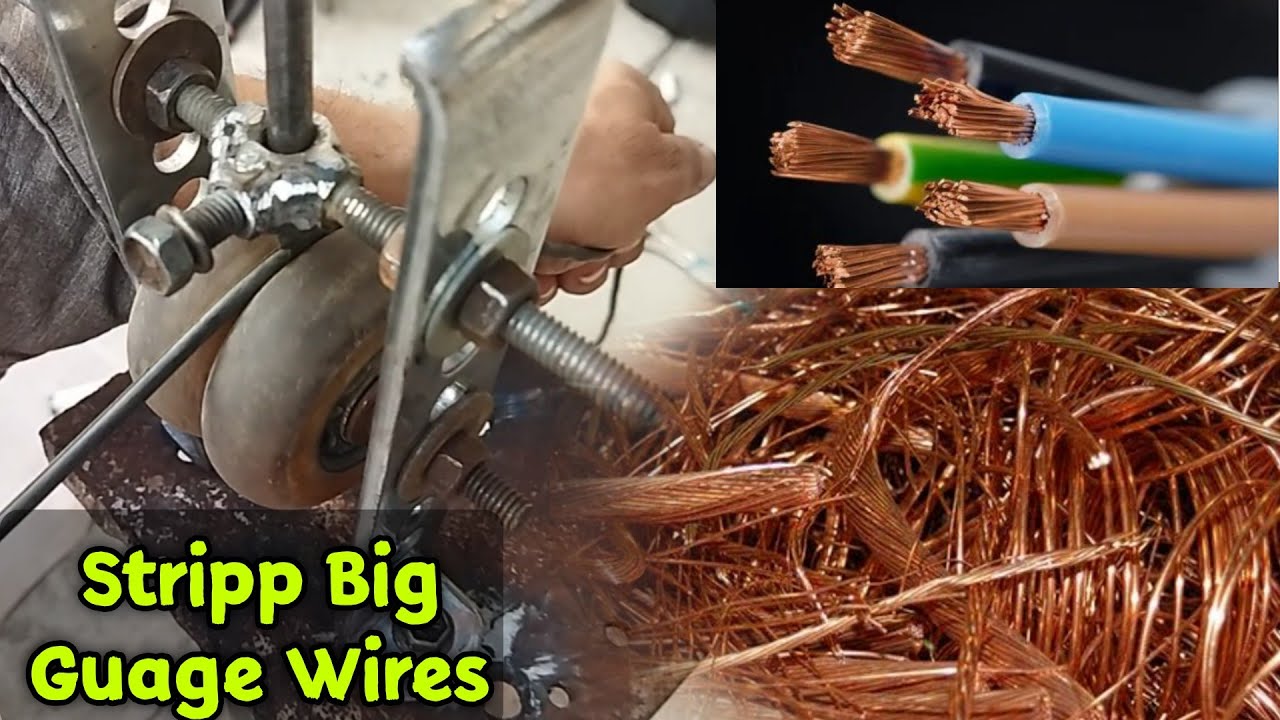 Diy Wire Stripper Machine | Hard and Big Guage Wire Stripper Tool ...