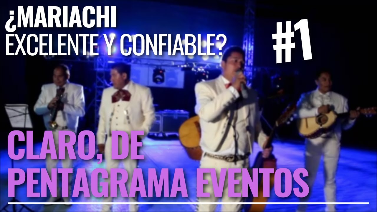 🎻 MARIACHI 🎺 excelente y confiable, de Pentagrama Eventos - YouTube