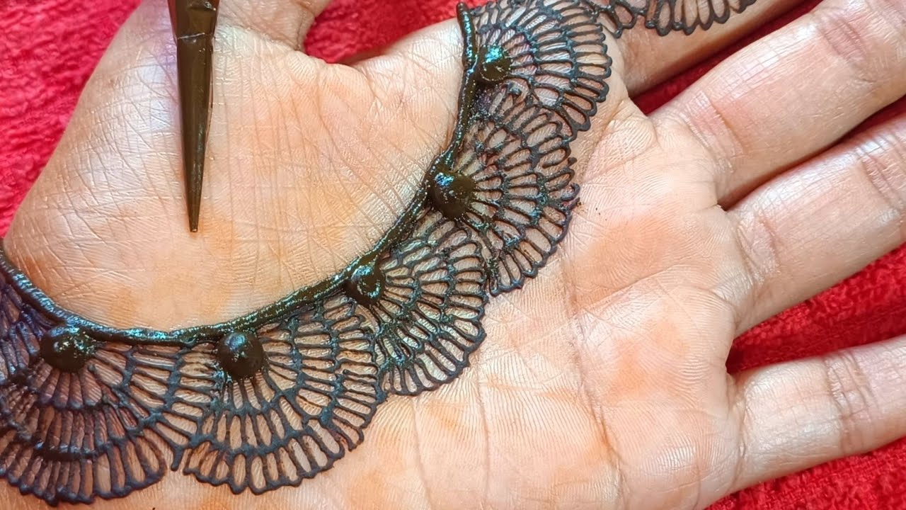 Easy😍 Beautiful plam mehndi design | new mehndi design | front hand ...