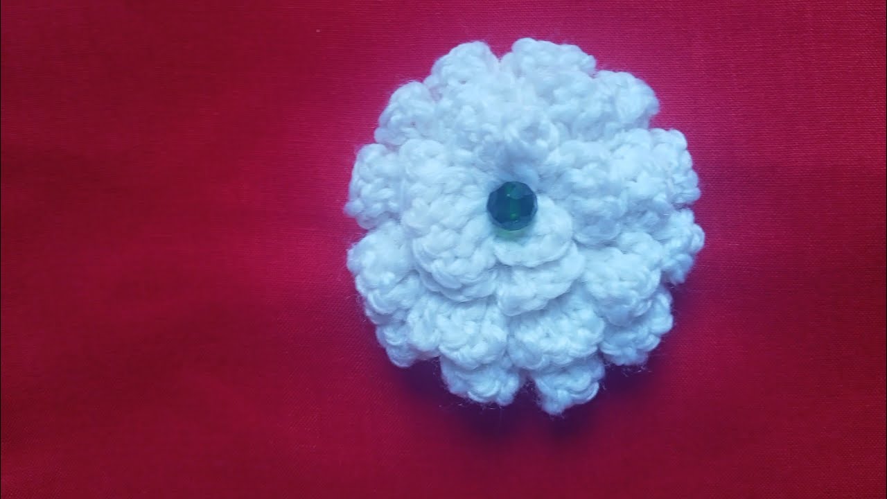 How To A Crochet Flower Easy Crochet Flower YouTube How To A Crochet Flower Easy Crochet Flower YouTube