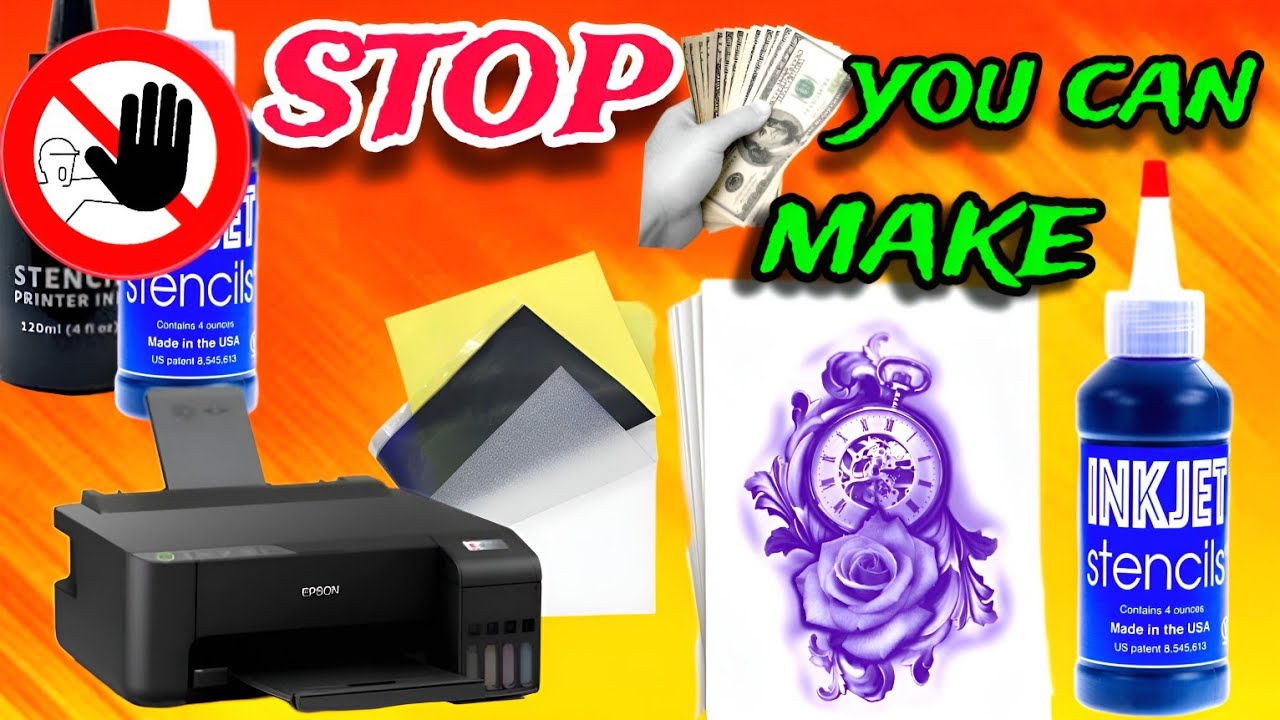 Make Your Own Stencil Ink for Tattoo Printers | DIY Guide tutorial ...