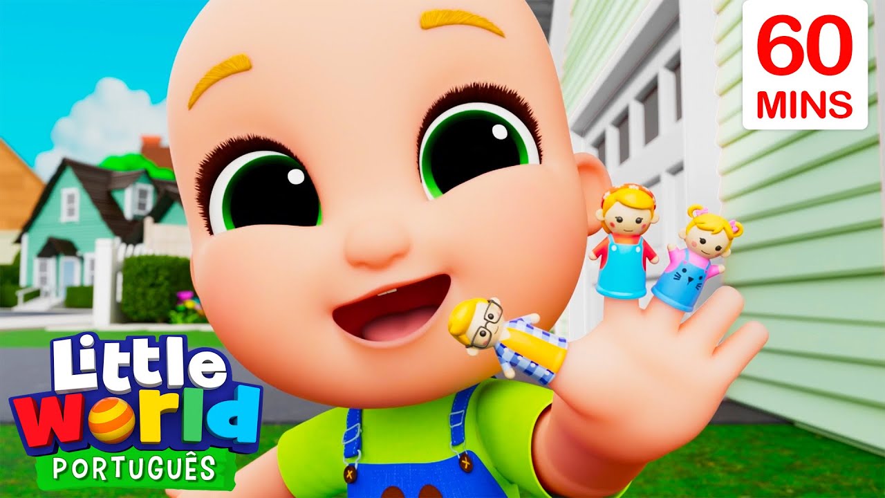 Família dos Dedos !! | O Mundo de Nina e Nico - Little World Português ...