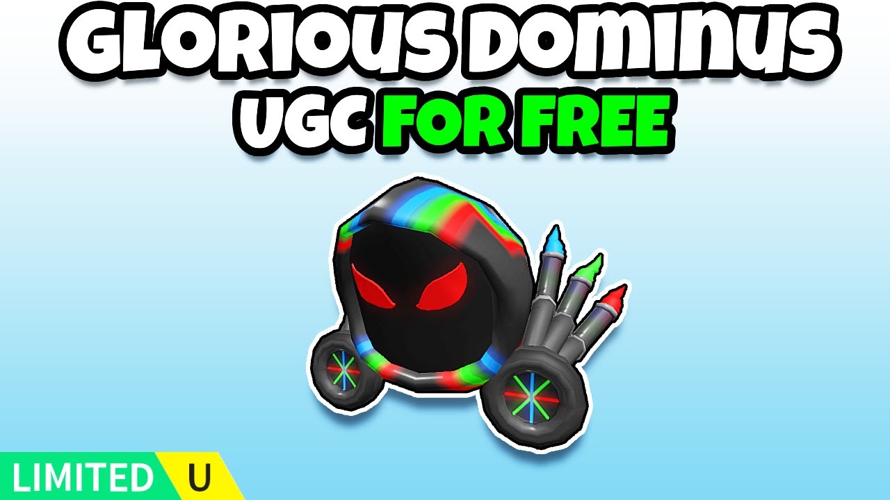 [ FREE LIMITED UGC ] How To Get Glorious Dominus For Free | ROBLOX ...
