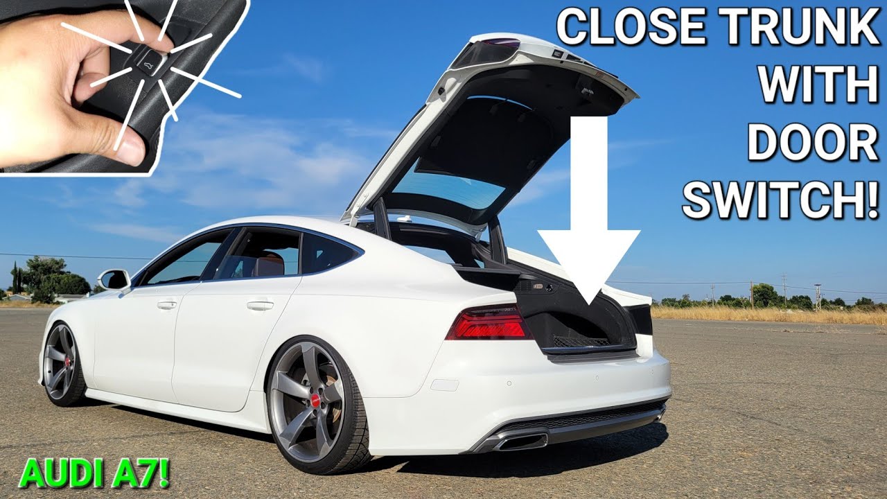 ENABLING CLOSING OF TRUNK WITH THE TRUNK SWITCH ON THE DRIVER'S DOOR on ...