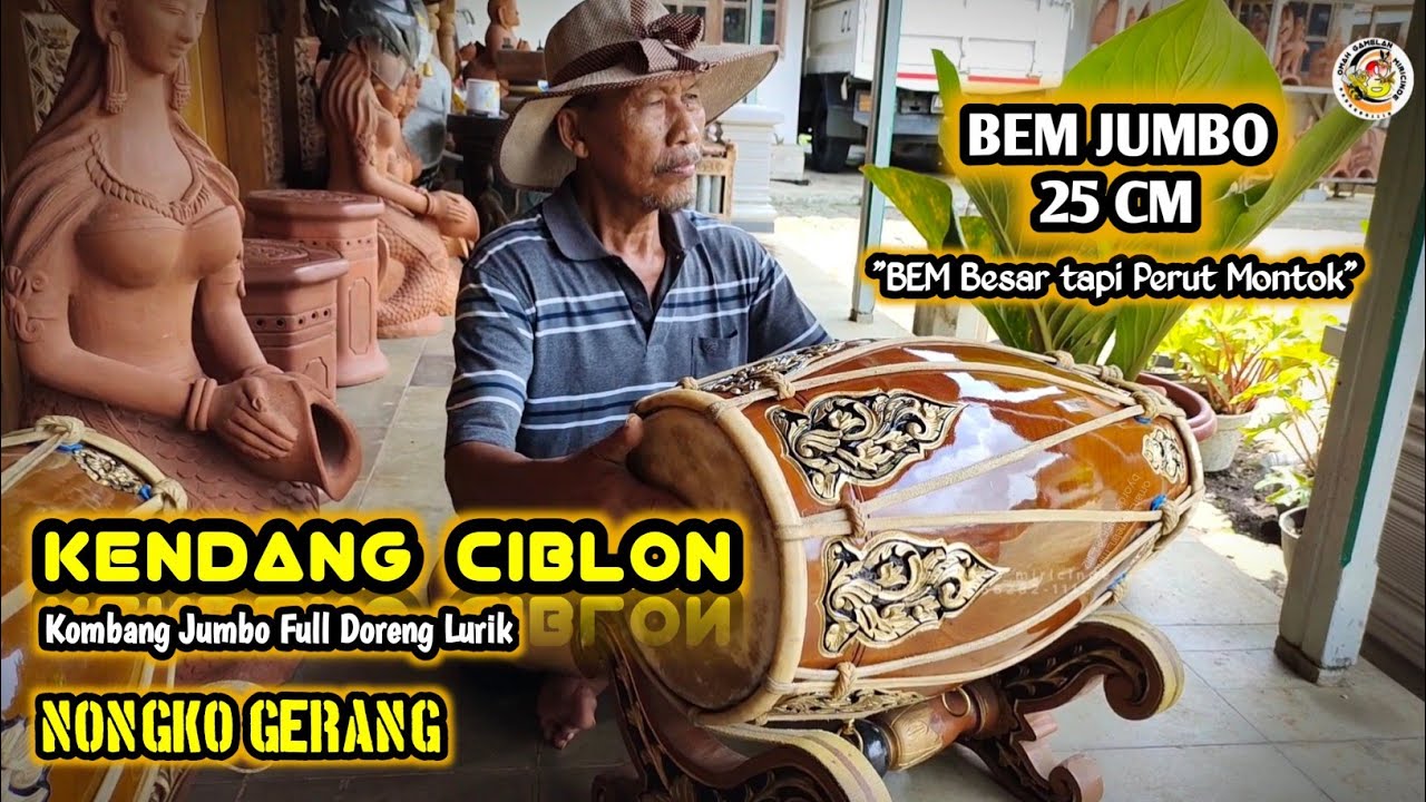 Kendang Ciblon Kombang Jumbo BEM 25cm Montok - Full Doreng menuju ...