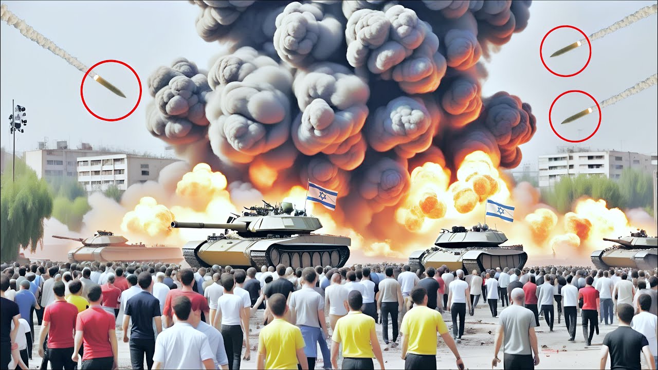 13 minutes ago! 3000 Israeli tanks destroyed by Iranian tornado rockets ...