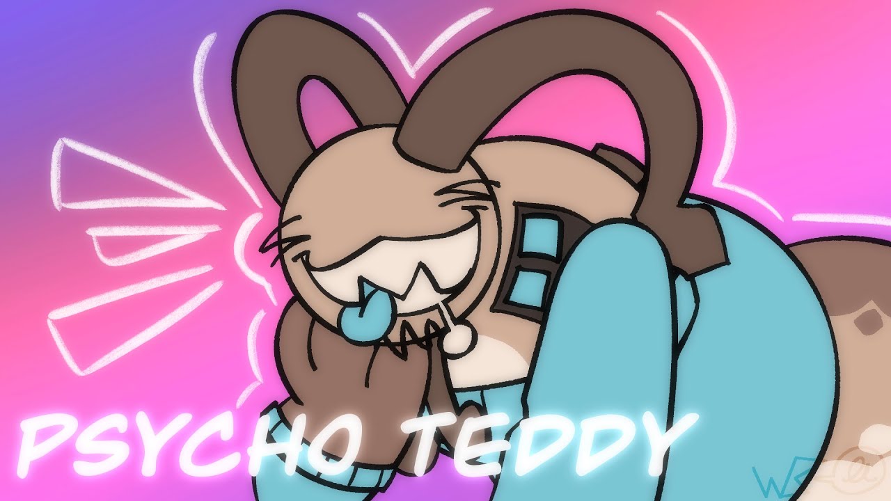 PSYCHO TEDDY | oc animation meme - YouTube