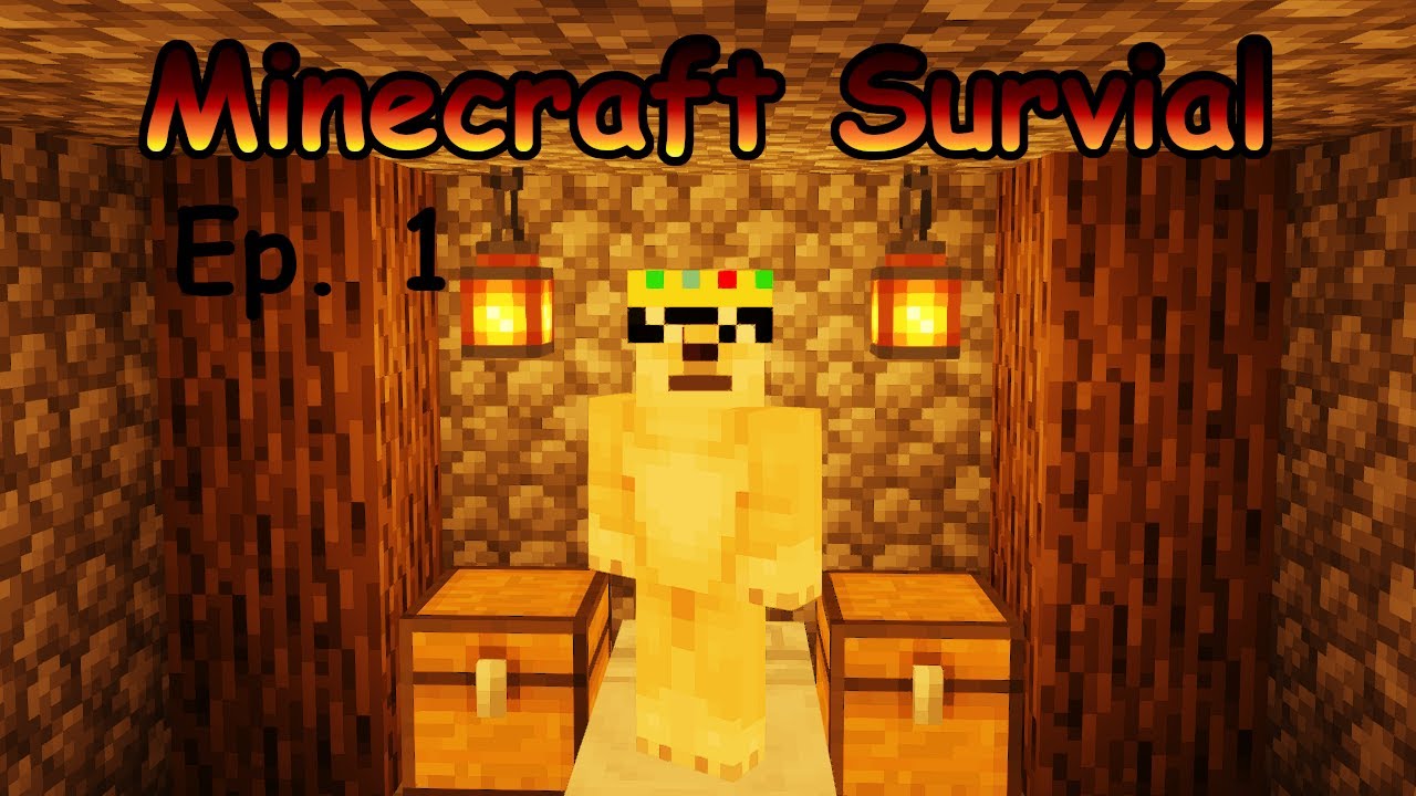 Minecraft Survival Series Pt. 1: Creating a Base Inside a Cliff and ...
