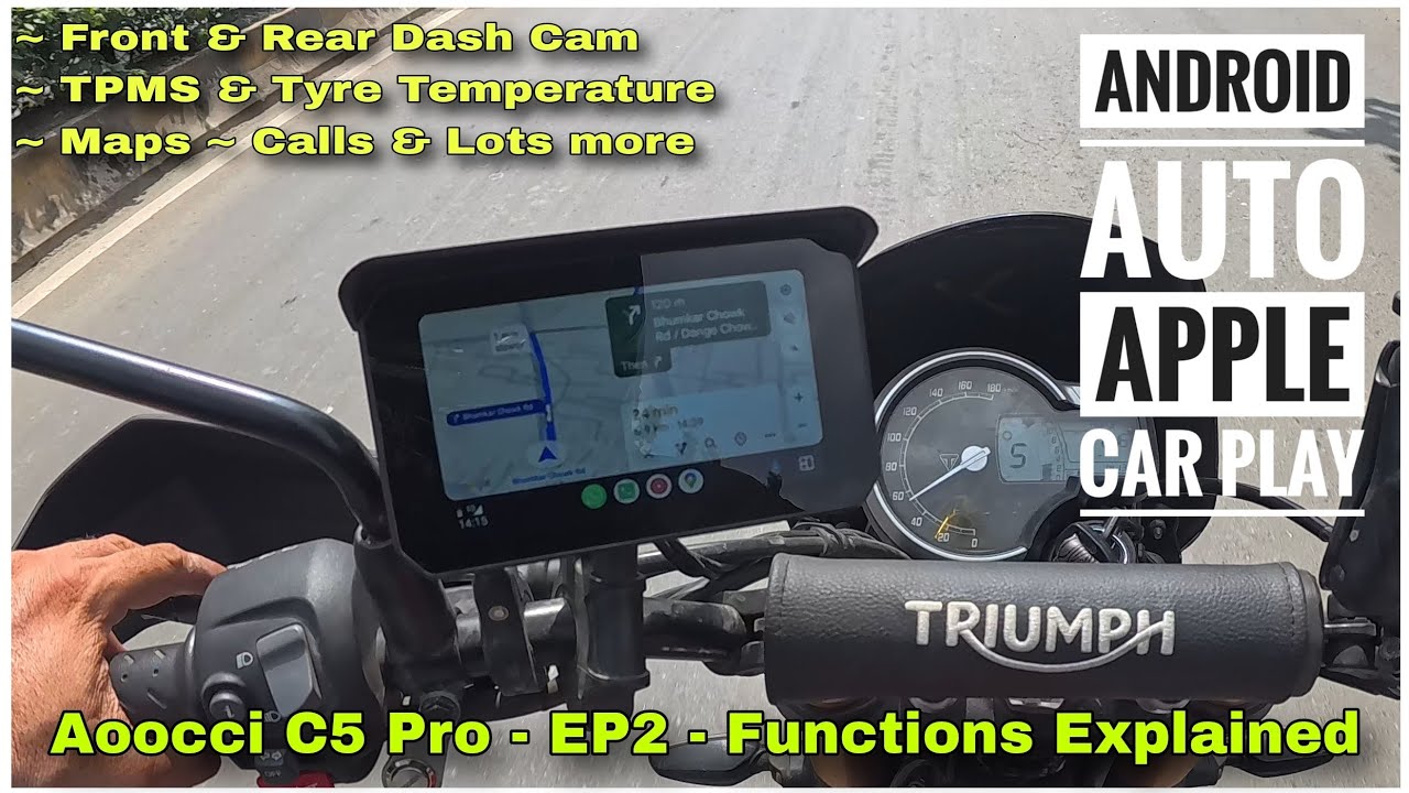Aoocci C5 Pro Ep2 | Functions | Camera Samples, TPMS & Tyre Temperature, Maps & More | DNA VLOGS ...