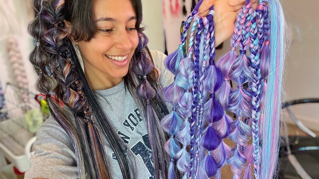 How to Put in Festival Braids (4 Styles) - YouTube