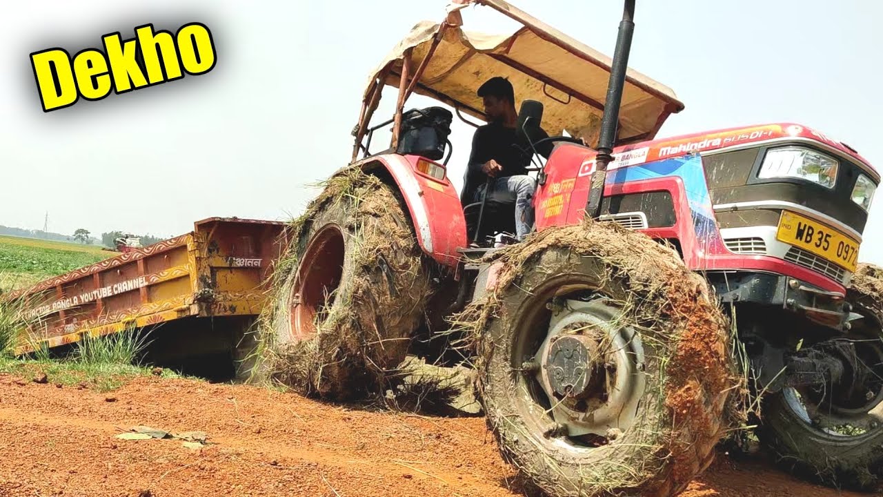 Mahindra Arjun Novo 605DII 4WD Performance - YouTube