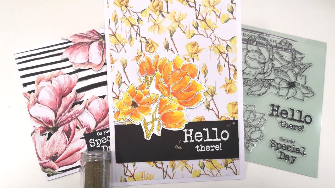 Stamping and Watercolouring Techniques with Claire Manning from Thirsty ...