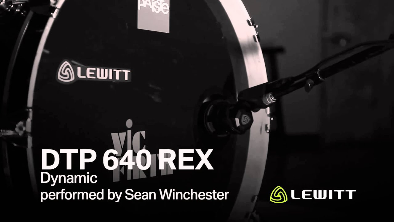 Lewitt DTP 640 REX Dual Element Kick Drum Microphone Demo | Full ...
