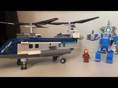 LEGO Stark Industries Cargo Plane MOC! - YouTube