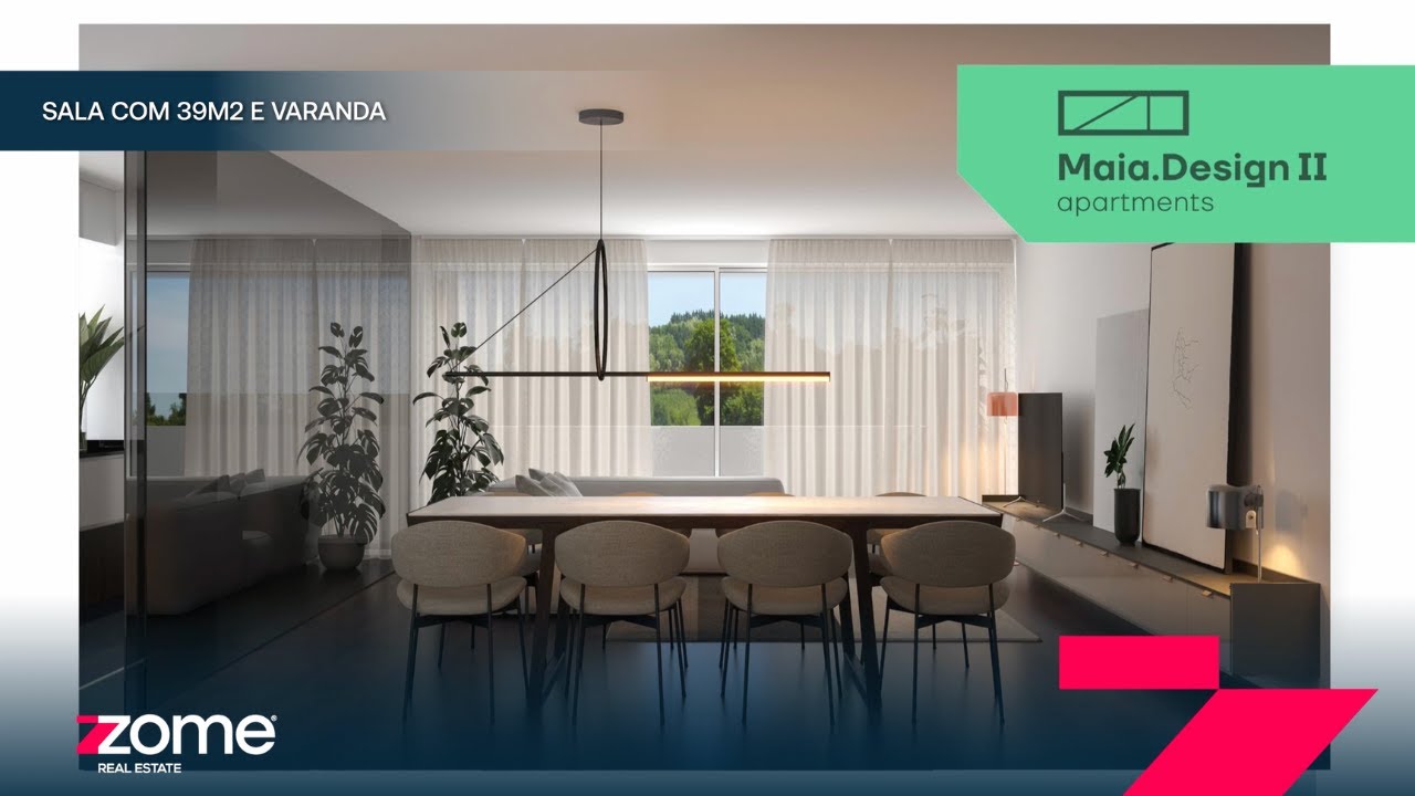 Apartamento T3 – NOVO – Maia Design II – 3º piso (Maia) - YouTube