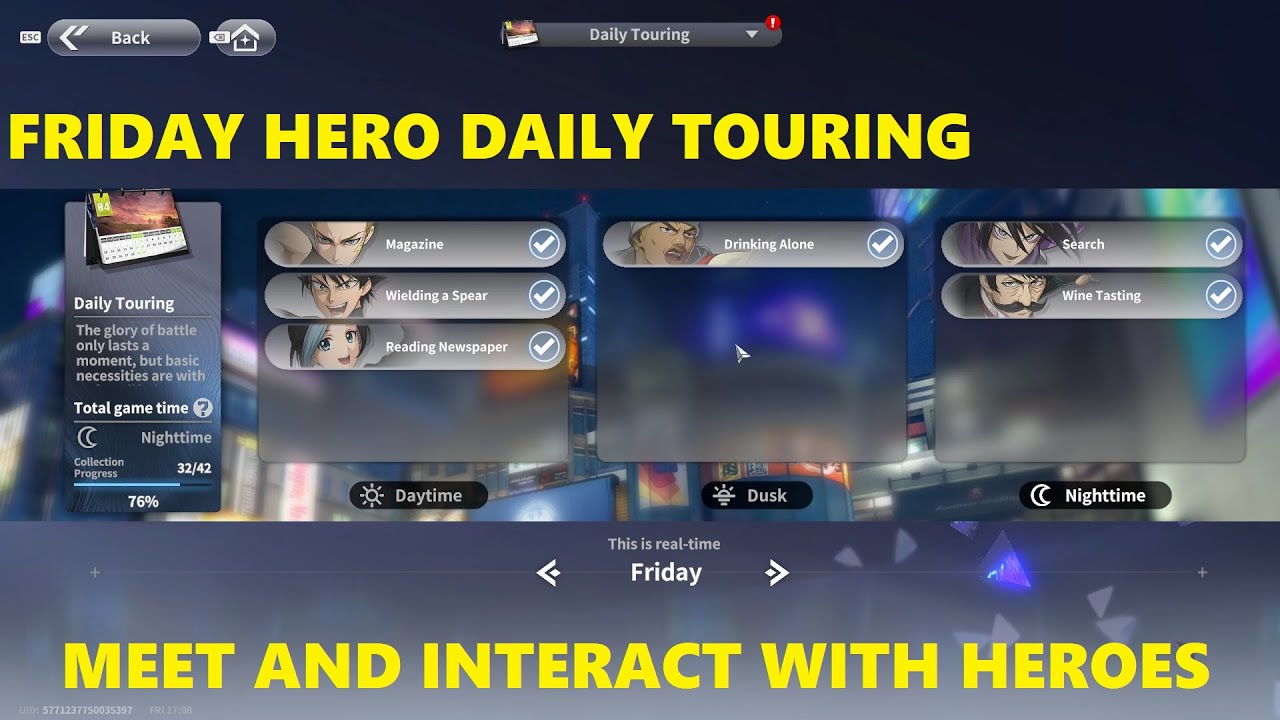 Friday Hero Daily Touring | One Punch Man World - YouTube