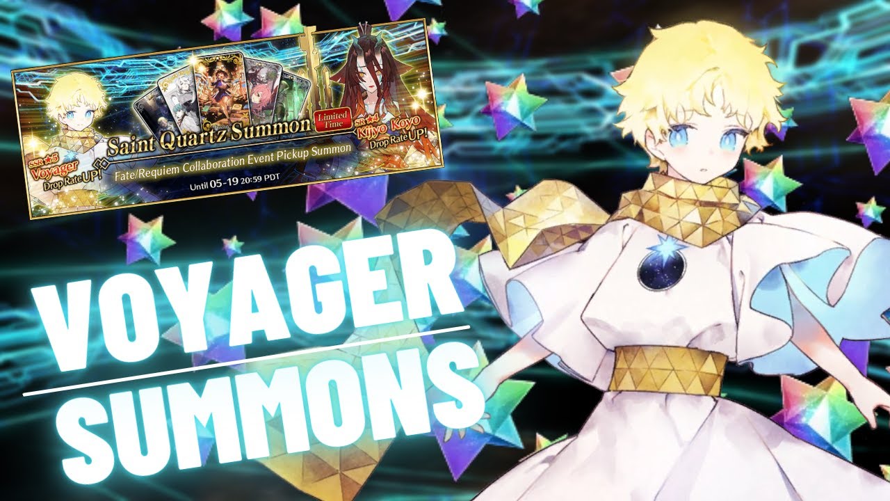 Attempting To Summon Voyager & The T-Rex Waifu! | FGO - Fate/Requiem ...