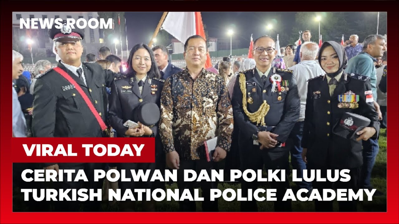INI CERITA DUA POLWAN DAN SATU POLKI DIWISUDA LANGSUNG PRESIDEN ERDOGAN DI AKPOL TURKI - YouTube