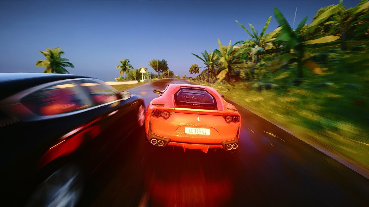 Ferrari 812 SF in the Caribbean - Assetto Corsa - YouTube