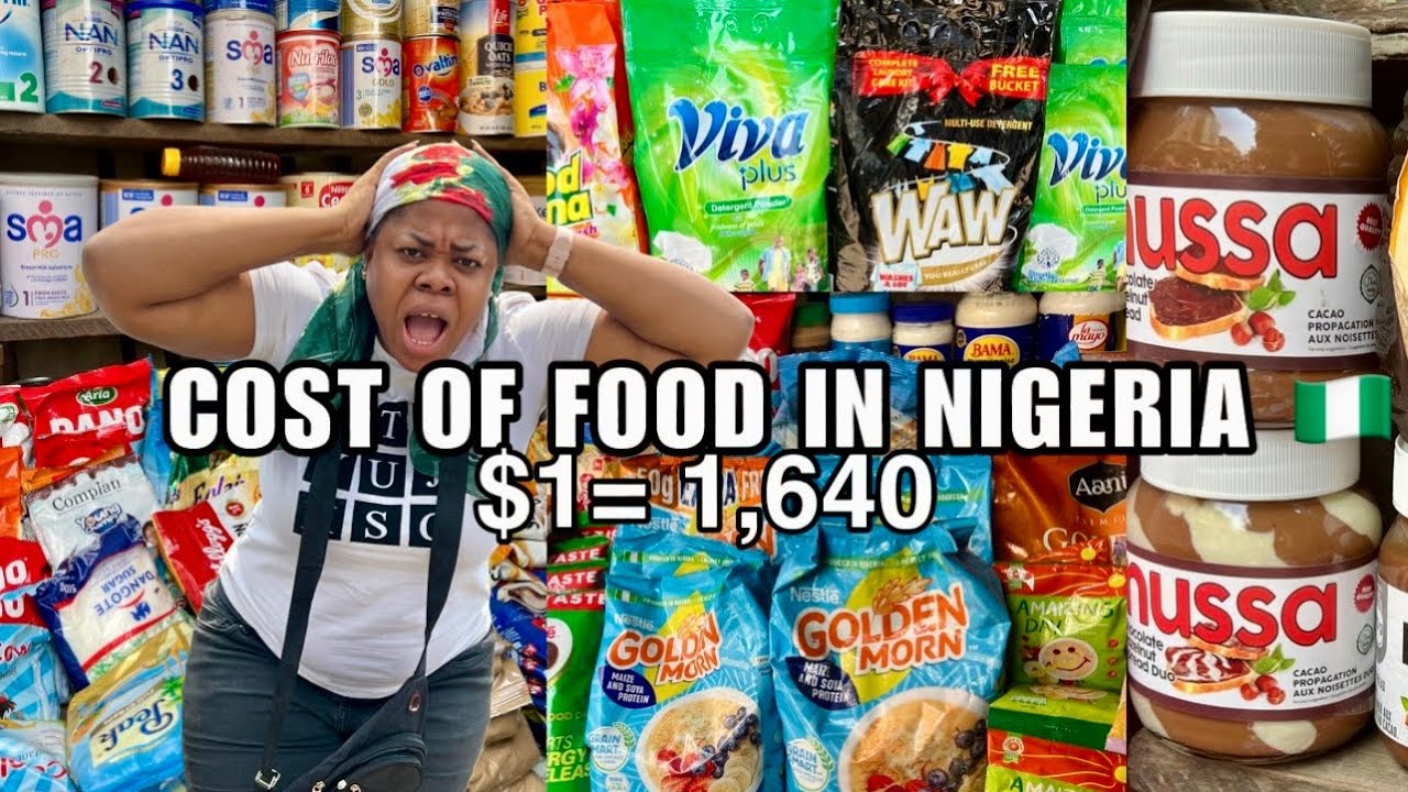 LAGOS IDUMOTA MARKET:The Worth Of N380,000 ($240) Food Items Right Now ...