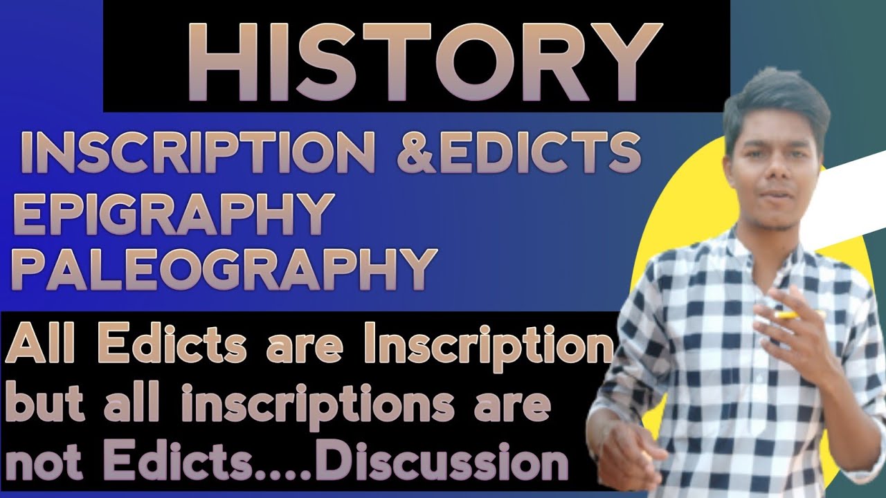 INSCRIPTIONS | ROCK EDICTS || BASIC DIFFERENCE WITH EXAMPLE | EPIGRAPHY ...