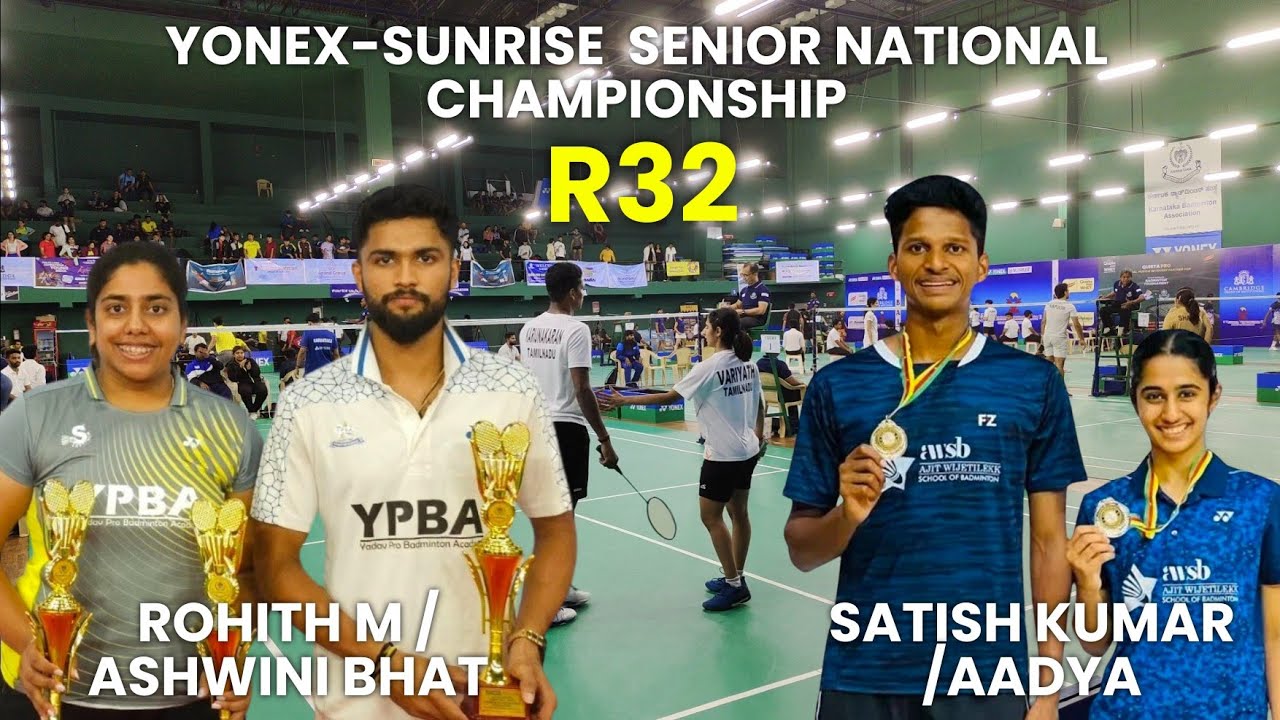 Satish Kumar/Aadya Variyath vs Rohith M/Ashwini Bhat | 86th SENIOR ...