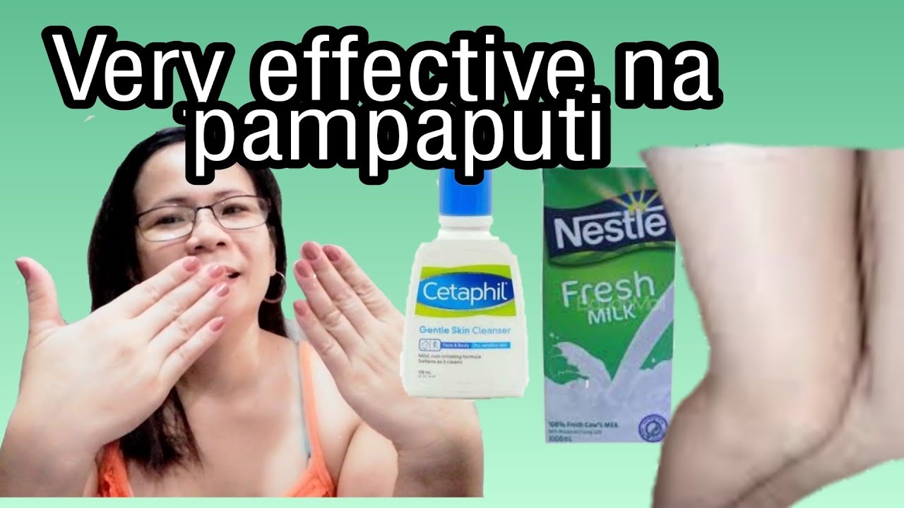 Pampaputi at pampakinis ng balat very effective - YouTube