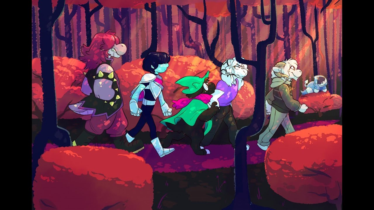 Deltarune - Scarlet Forest (re-orchestration) - YouTube