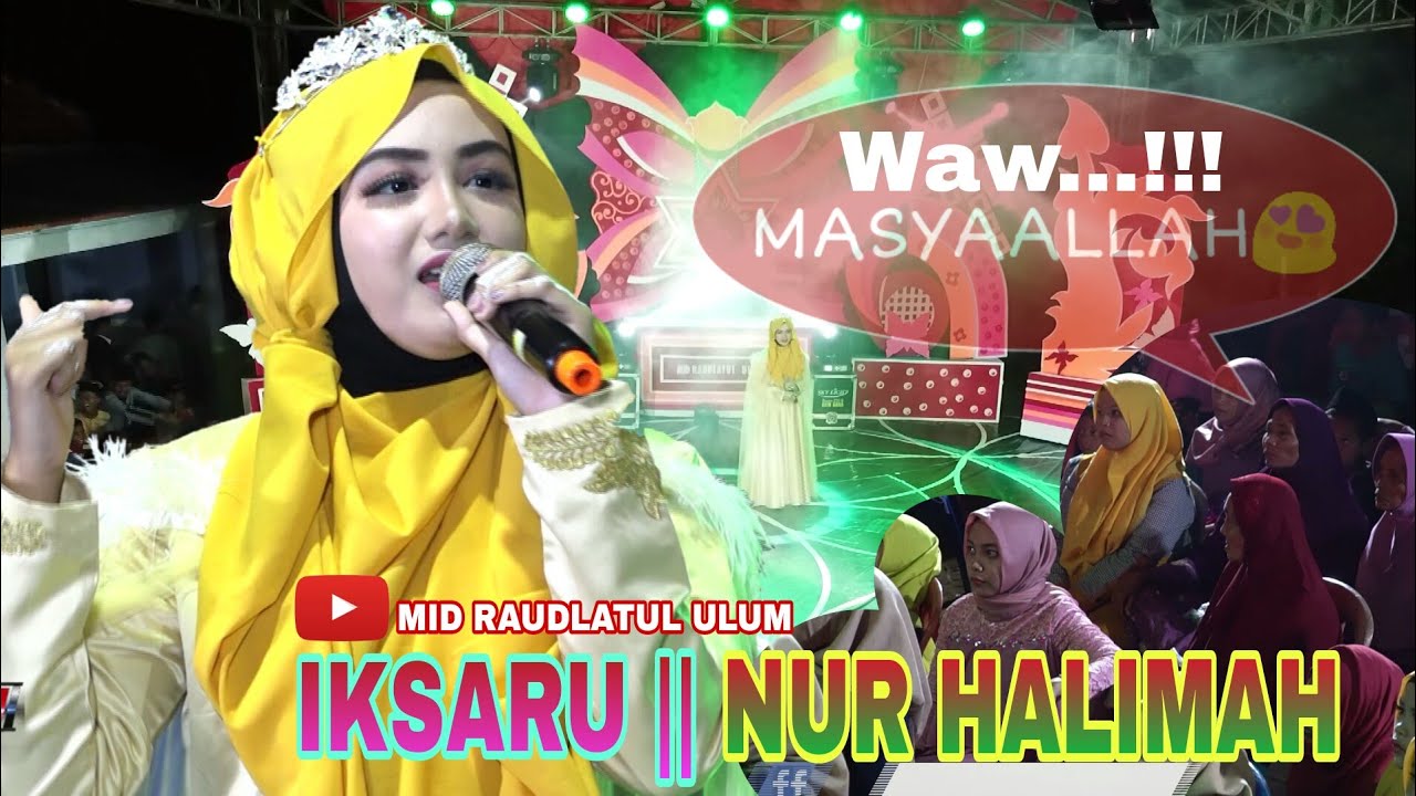 [IKSARU] NUR HALIMAH || MID Raudlatul Ulum - YouTube