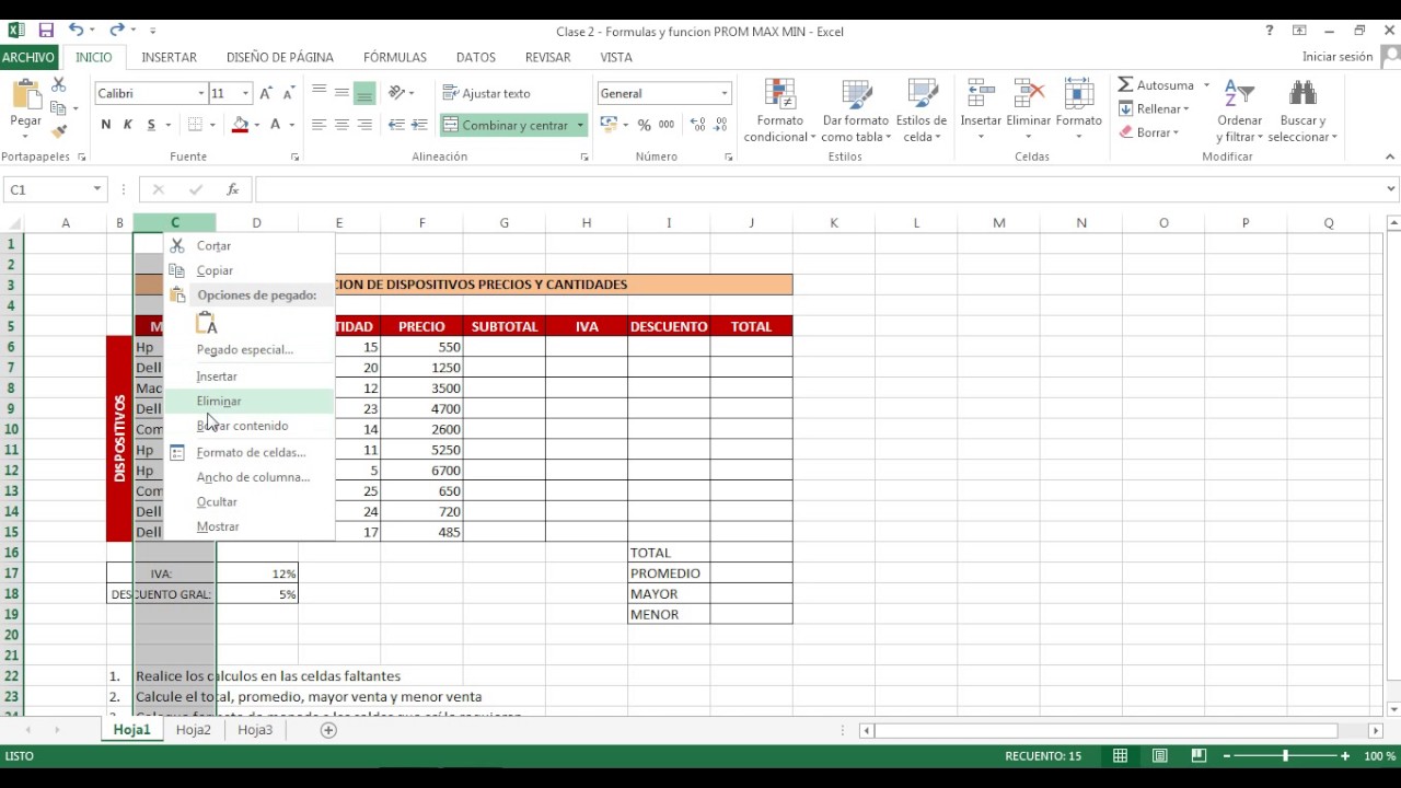 Excel 6 - YouTube