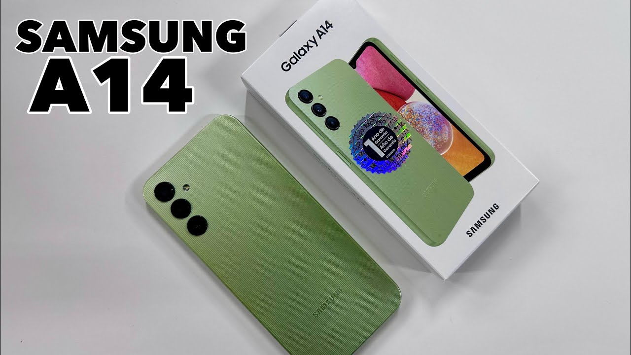 Unboxing SAMSUNG Galaxy A14 - Green - YouTube