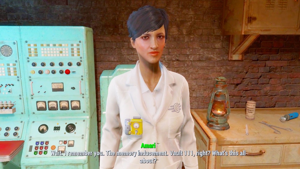 Dr. Amari's comment if you completed Memory Den quest before main story ...