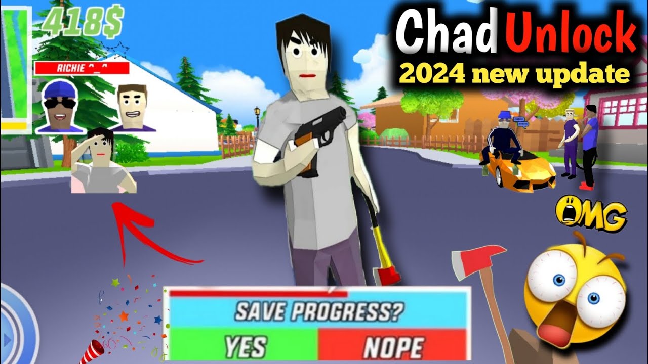 Finally Chad Unlock new update in dude theft wars - YouTube