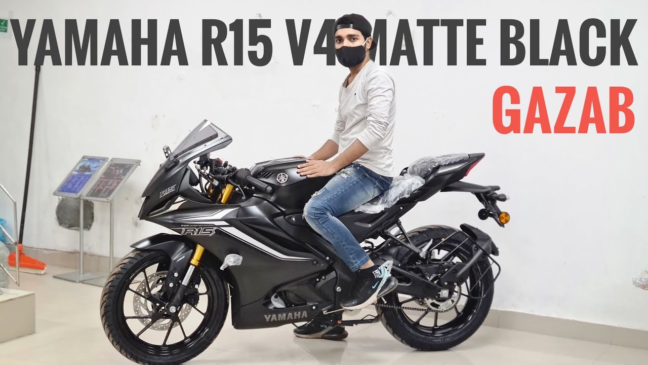 Yamaha R15 V4 Matte Black Edition |Black Beast For Black Lover's 😍 ...