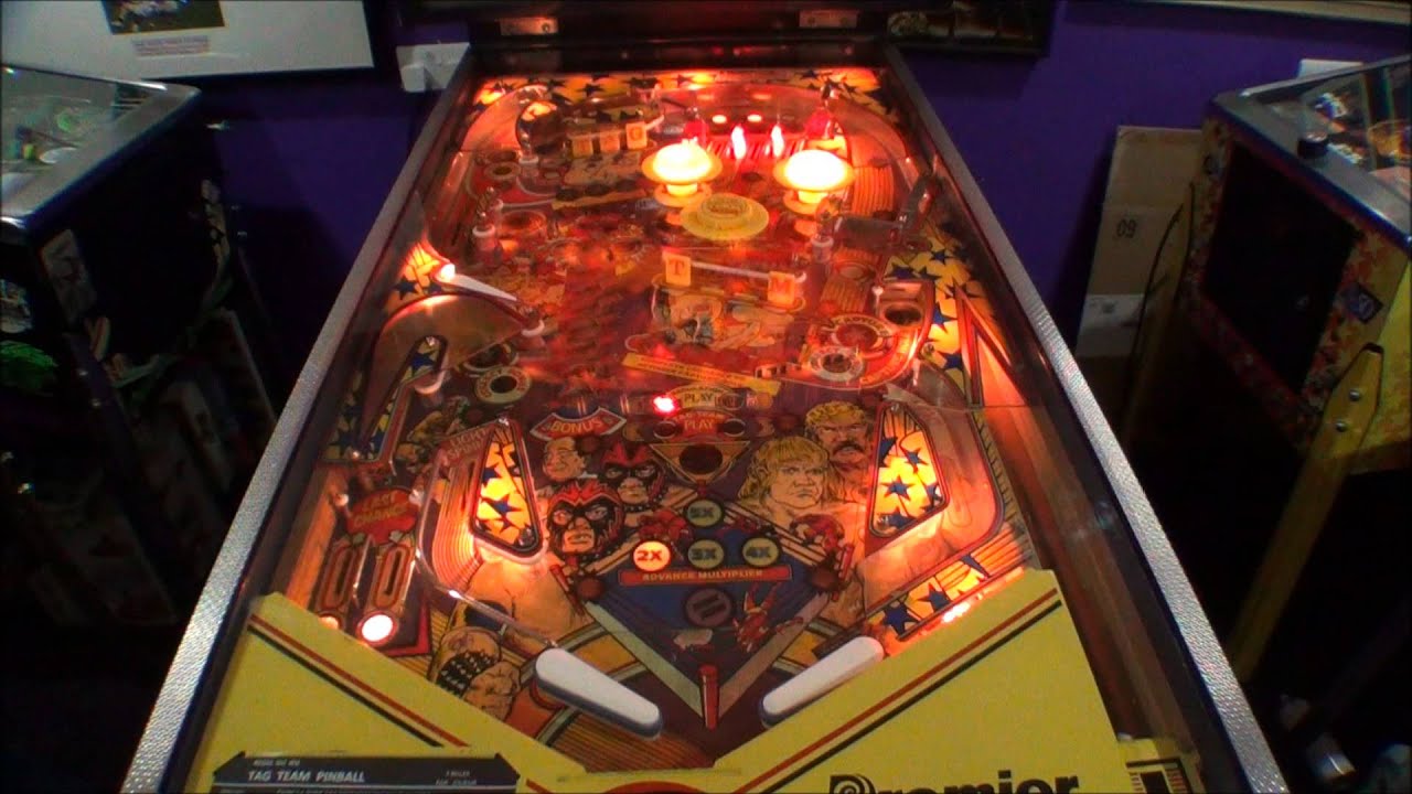 Tag Team Pinball Machine by Gottlieb 1985 - YouTube