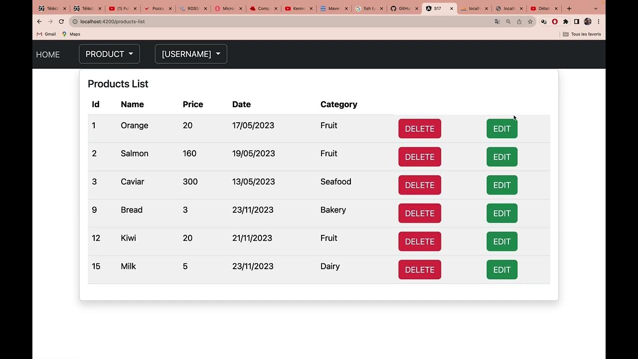 7 - FULL STACK (SPRING BOOT 3 - ANGULAR 16) - UPDATE PRODUCT - YouTube
