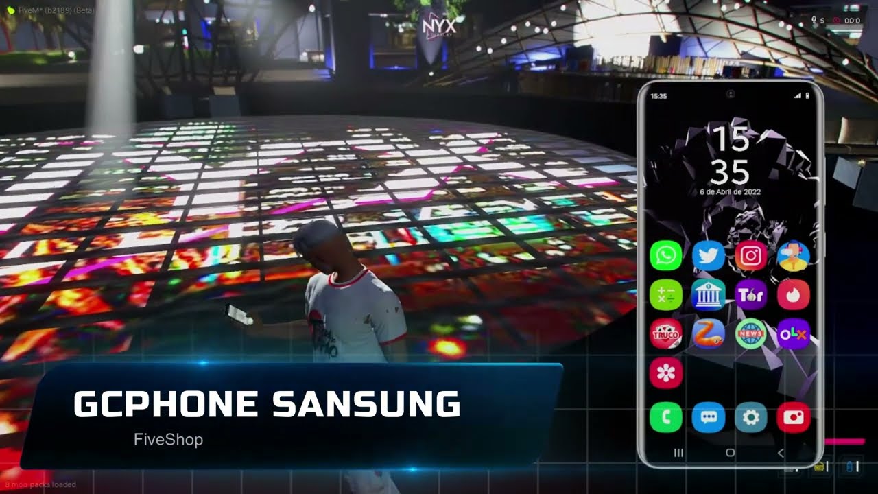 GCPhone Sansung FiveM - YouTube