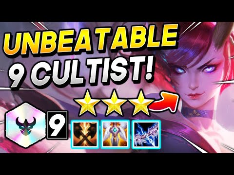 *9 CULTIST* ⭐⭐⭐ UNBEATABLE! - TFT SET 4 10.19 Teamfight Tactics FATES Guide Best Comps Ranked Builds